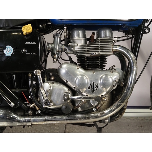 AJS 650 motorcycle. 1961. 650cc Frame No. A80104 Engine No. X6369 Runs ...