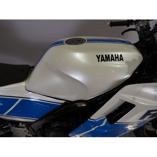Yamaha FZ 750 motorcycle. 1989. 749cc. Fitted with Yamaha R1 rear ...