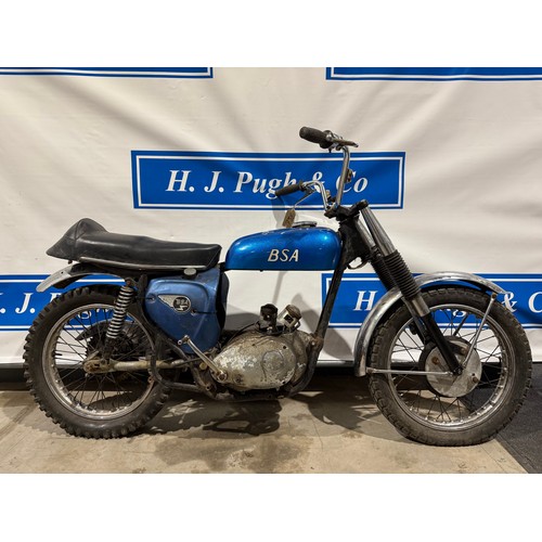 BSA A65 Hornet motorcycle project. 1967. 650cc. Frame No. A65HA13815 ...