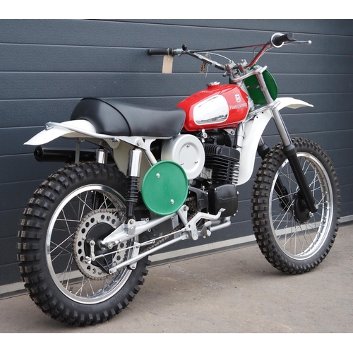 Husqvarna CR250 mag motocross bike. 1974. Engine No. 2033 0557 Runs and ...