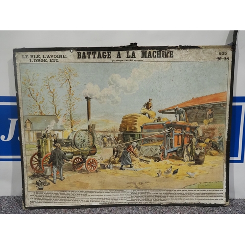 Battage A La Machine showcard 25" x 32"