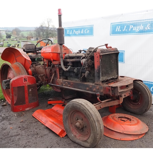 Nuffield tractor. Unfinished project, from deceased estate. Fitted with ...