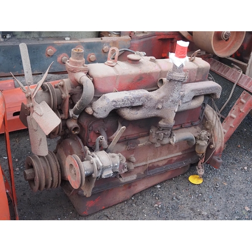 Nuffield tractor. Unfinished project, from deceased estate. Fitted with ...