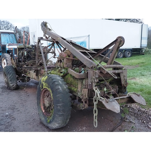Crossley timber lorry. Restoration or spares. C/w letter from DVLA. Reg ...