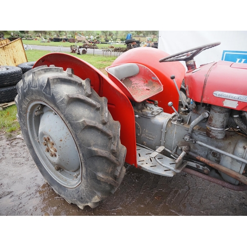 Massey Ferguson 35 petrol TVO tractor. Starts, runs and drives. Showing ...