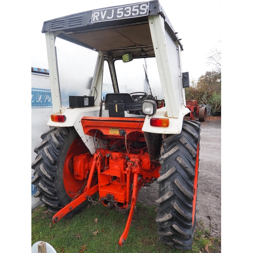 David Brown 996 tractor. 1977. Fitted with 1200 engine, showing 6932 ...
