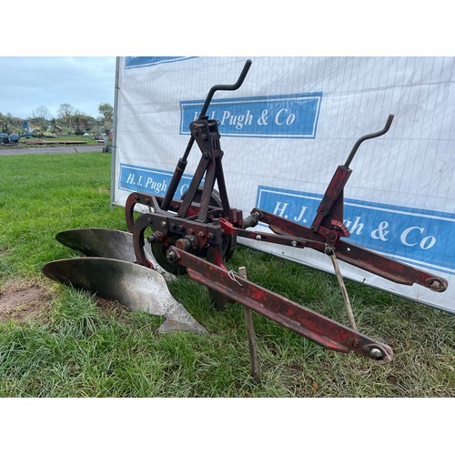 David Brown 2 furrow plough. Fitted with general purpose mouldboards ...