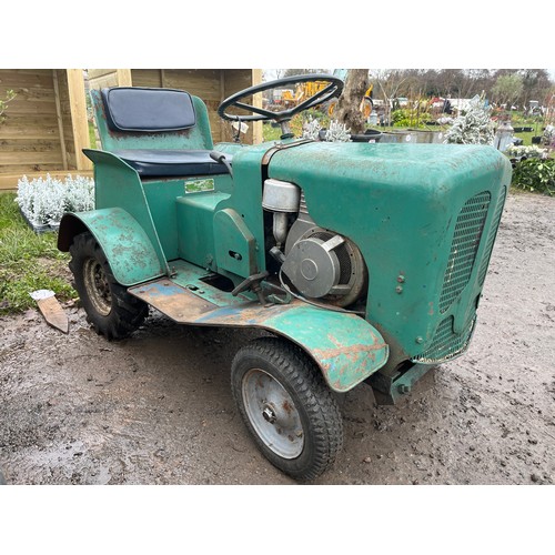 Mayfield Merlin garden tractor. 1966. One of only 109 made