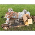 Ferguson T20 skid unit with spare steering box assembly. Sandblasted ...