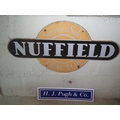 Enamel sign - Nuffield tractor