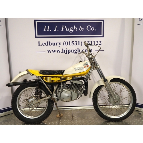 Yamaha TY250 motorcycle. 1974. 250cc Frame No. 434-000452 Engine No ...