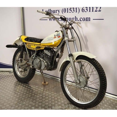 Yamaha TY250 motorcycle. 1974. 250cc Frame No. 434-000452 Engine No ...