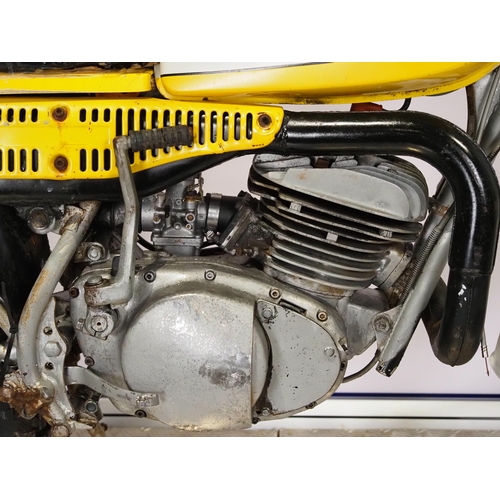 Yamaha TY250 motorcycle. 1974. 250cc Frame No. 434-000452 Engine No ...