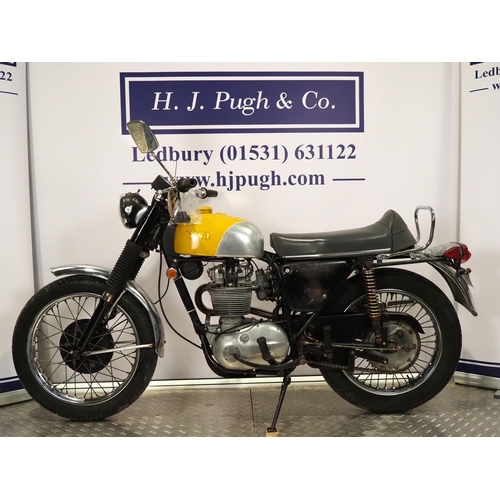 BSA B44 Victor Special motorcycle. 1969. Frame No. BC11530B44VS Engine No. BC11530B44VS Runs and ri