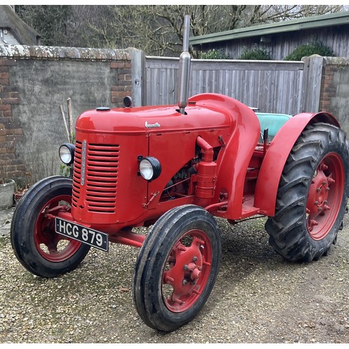 David Brown Cropmaster short wheelbase tractor. 1949. Radiator and fuel ...