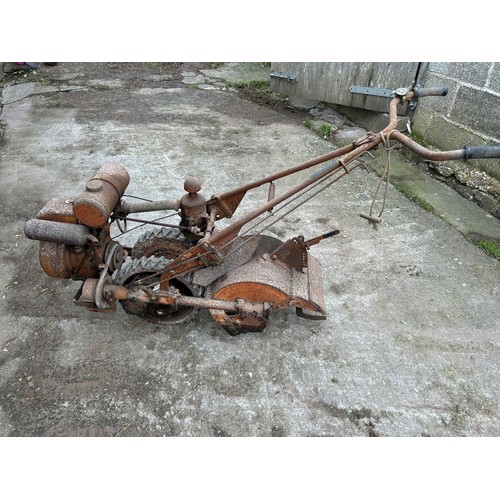 Howard Bantam rotavator c. 1950 with original manual and typed sheets ...