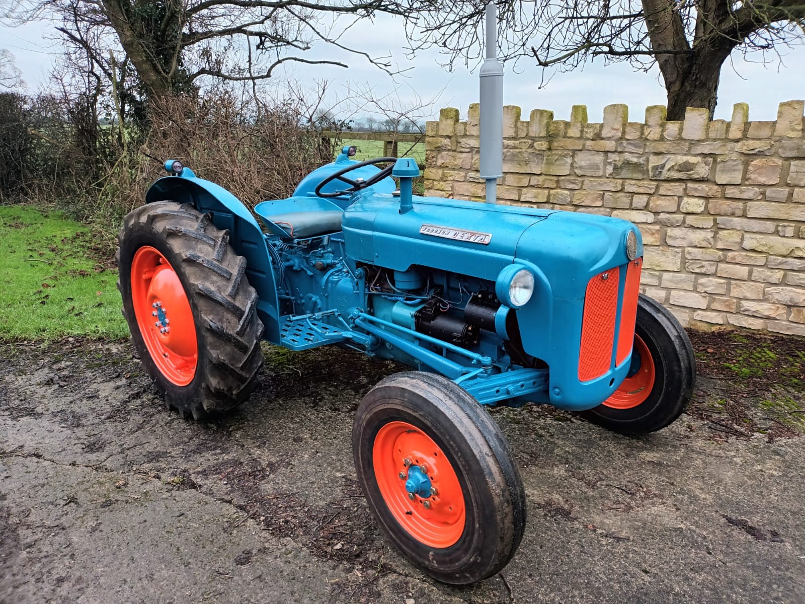 Fordson Dexta tractor. 1960. Recently had a new radiator fitted. Key in ...