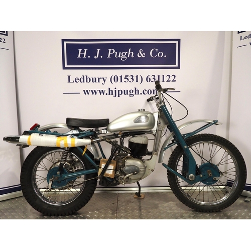 Greeves Scottish motorcycle. 1960. 249cc Frame No. 60/1690 Engine No ...