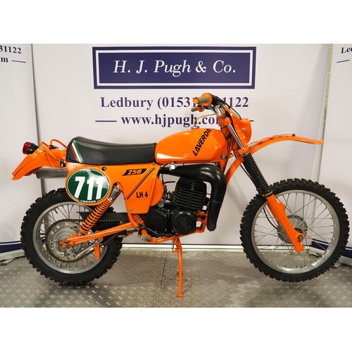 Laverda LH4 motocross bike. 1978. 250cc Frame No. 00MNTM-10057832 Runs ...