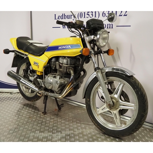 Honda CB250N Super Dream motorcycle. 250cc Frame No. CB250N 2023597 ...