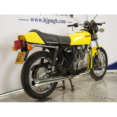 Honda CJ250T motorcycle. 1977. 249cc Frame No. CB250T-2010320 Engine No ...