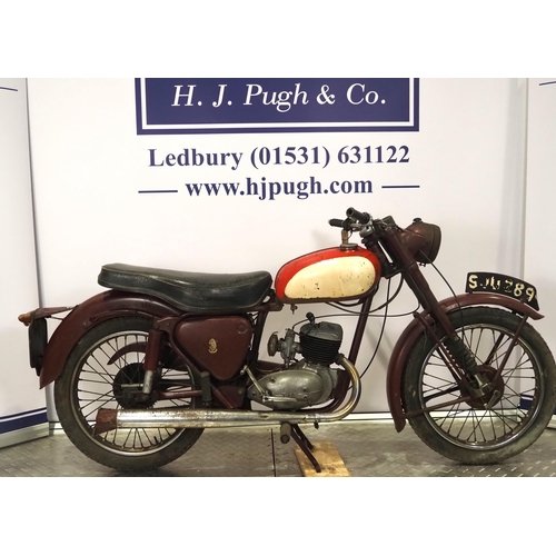 BSA Bantam D5 motorcycle. 1958. 175cc Frame No. FD57548 Engine No ...