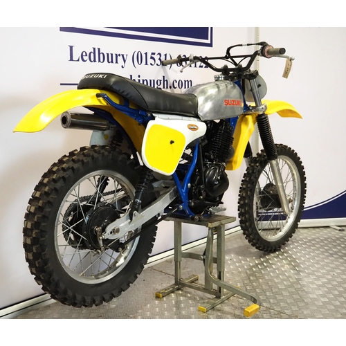 Suzuki DR370 twin shock motocross bike. Frame No. 103250 Engine No ...