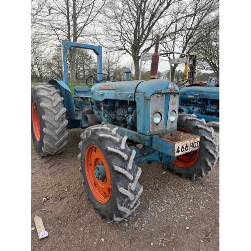 Fordson Super Major Roadless tractor. C/w 10 ton Boughton winch, lots ...
