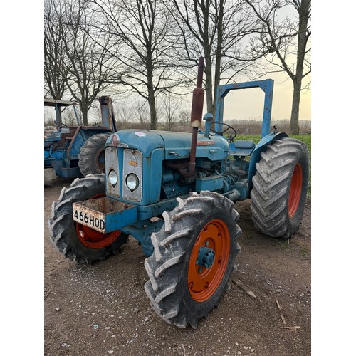 Fordson Super Major Roadless tractor. C/w 10 ton Boughton winch, lots ...
