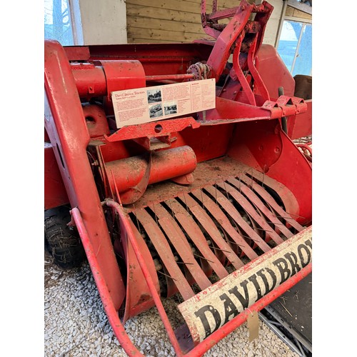 David Brown Albion side exit baler. Not badged. No pto. Fixed with ...