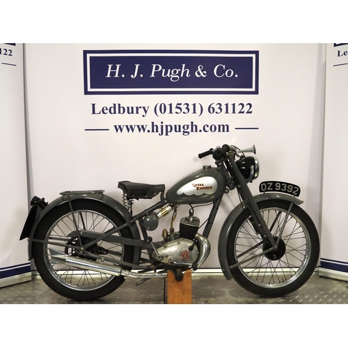 Royal Enfield RE2 Flying Flea motorcycle. 1952. 125cc. Engine No ...