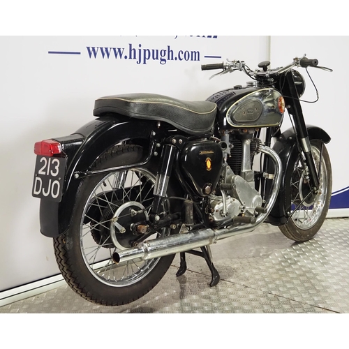 BSA B33 motorcycle. 1958. 500cc. Engine No. BB33 1737 Part of a private ...