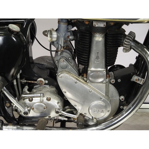 BSA B33 motorcycle. 1958. 500cc. Engine No. BB33 1737 Part of a private ...