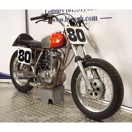 BSA B44 flat tracker. 1967. 500cc Frame No. B252220 No engine number ...