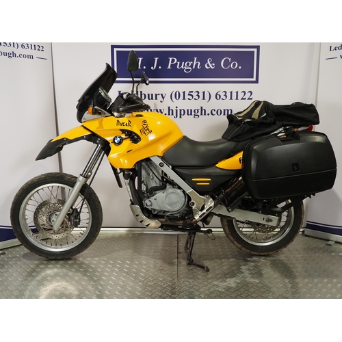 BMW F650GS motorcycle. 2001. 650cc Runs and rides, ridden to sale room ...