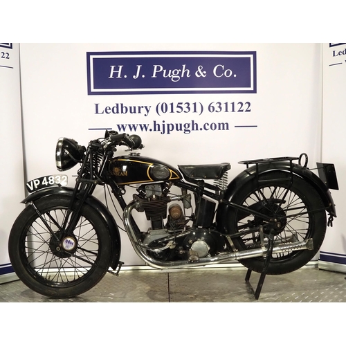 Sunbeam Model 8 motorcycle. 1929. 350cc Frame No. C6803 Engine No ...