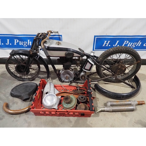 Norton CJ1 OHC motorcycle project. Believed C.1929. 350cc Frame No ...