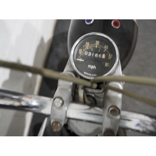 Honda S65 motorcycle. 1965. 65cc. Frame no. S65AA082908 Engine no. S65E ...
