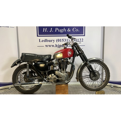 Ariel HS motorcycle. 1955. 500cc. Frame No. DUS571 Engine No. LK570 ...