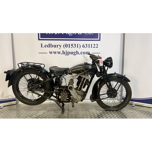 AJS R8 motorcycle project. 1931. 500cc. Engine No. S8/62859 Reg. TS9162 ...