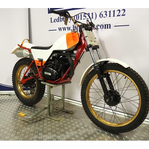 Chapman BSA trials motorcycle. 1981. 175cc Frame No. TR018 Engine No ...