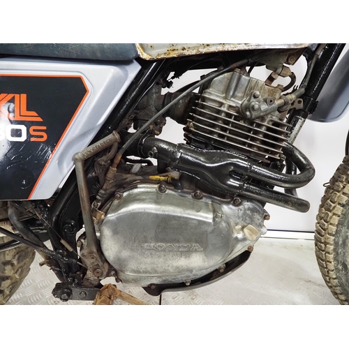 Honda XL250S motorcycle. 250cc Frame No. SL250S 5309379 Engine No ...
