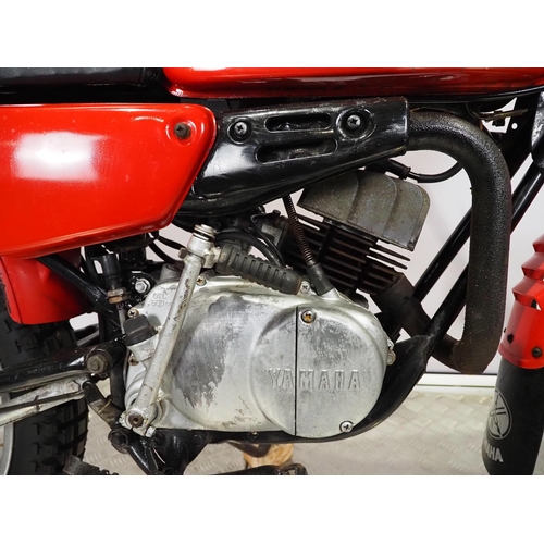 Yamaha Enduro 50 motorcycle. 1979. 49cc Frame No. 2M9 102224 Engine No ...
