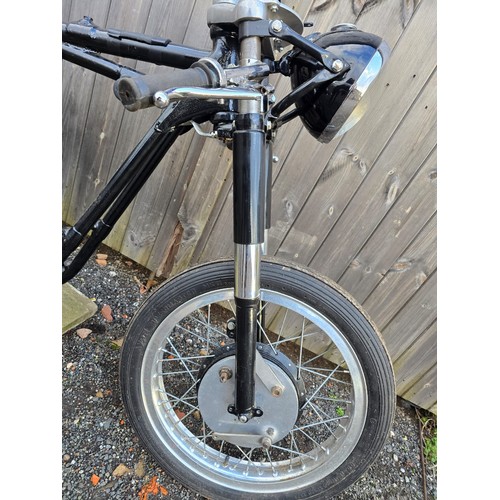 BSA CB32 Goldstar rolling chassis with rebuilt forks, rebuilt wheels ...