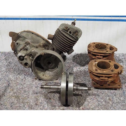 Villiers engine parts and Douglas barrels