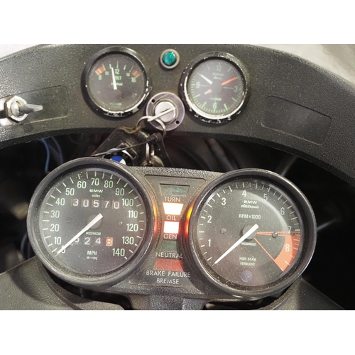 BMW R100RS motorcycle. 1978. 980cc Frame No. 6089066 Engine No. 6089066 ...