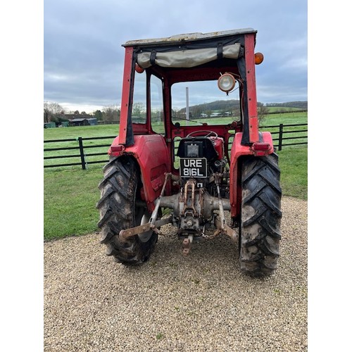 Massey Ferguson 148 tractor. 1973. Good running order. Reg. URE 816L ...
