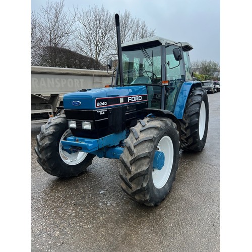 Ford 8240 SLE tractor. 1992. Starts, runs and drives. 5860 hours ...