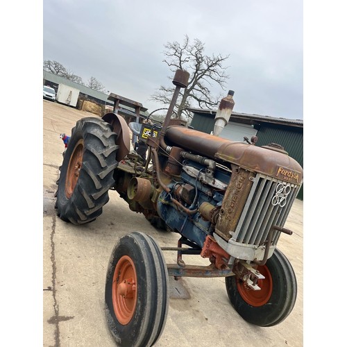 Fordson E27N tractor, 1949. Factory fitted Perkins P6 engine. Runs and ...