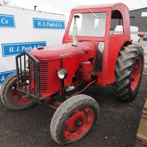 David Brown Cropmaster diesel tractor. Runs and drives. C/w cab. S/n PD ...